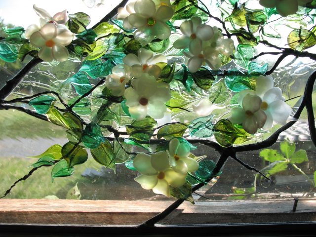 Botanical Styled Stained Glass | Cain Architectural Art Glass