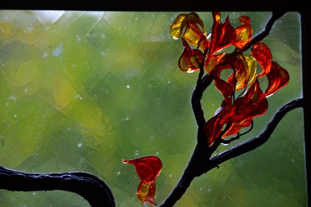 Botanical Styled Stained Glass | Cain Architectural Art Glass