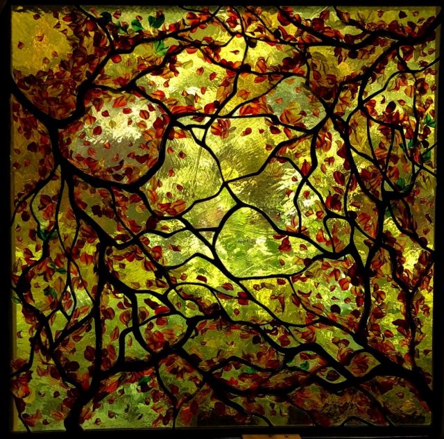 Botanical Styled Stained Glass | Cain Architectural Art Glass